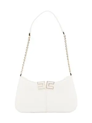 Elisabetta Franchi Shoulder Bag - Ivory