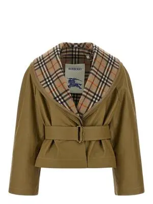 Burberry Carlton Waxed Cotton Jacket - Brown