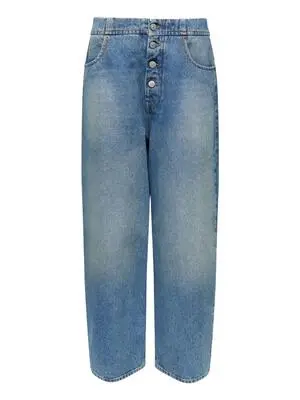 MAISON MARGIELA Barrel Denim Jeans - Clear Blue