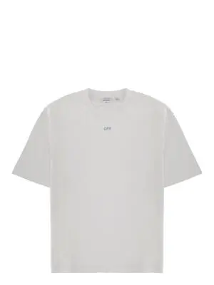 Off White T Shirt With Logo - White