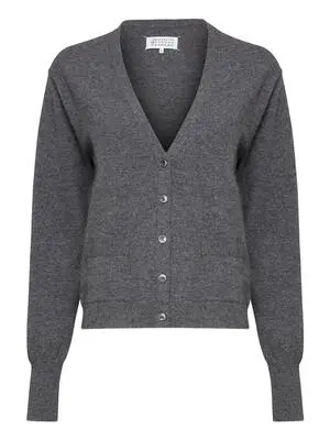 MAISON MARGIELA Wool Cardigan - Grey