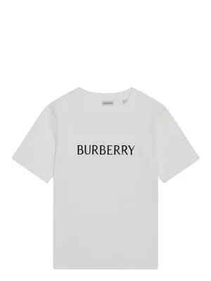 Burberry Logo-print Cotton T-shirt - White