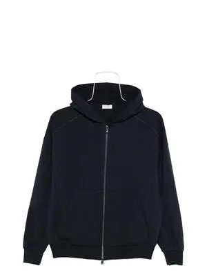 Brunello Cucinelli Cotton Hoodie - Blue