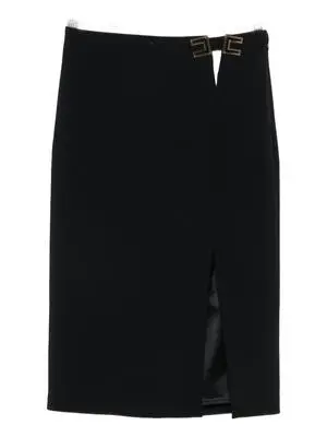 Elisabetta Franchi Midi Skirt - Black