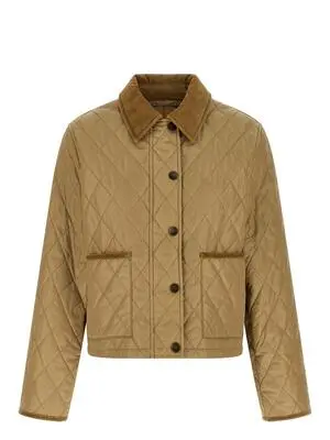 Burberry Quilted Nylon Jacket - Beige