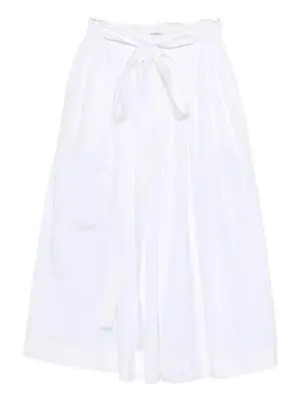 Ermanno Scervino Cotton Long Skirt - White