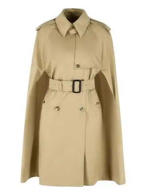 Burberry Bellemont Cotton Trench Coat - Beige