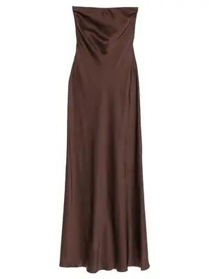 FORTE_FORTE Column Long Dress - Brown