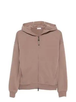 Brunello Cucinelli Cotton Hoodie - Brown