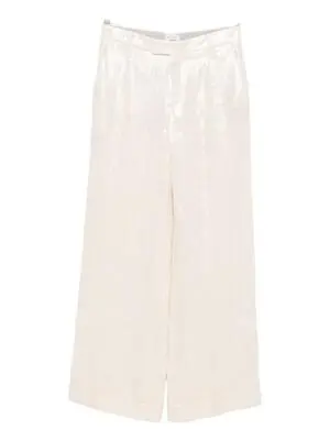 Brunello Cucinelli Palazzo Trousers - White