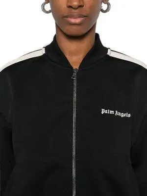 Palm Angels Classic Logo Track Jacket - Black Off White