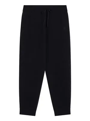 Burberry Navy Cashmere Blend Jogging Pants - Blue