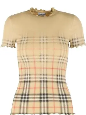 Burberry Stretch Cotton Sweater - Beige