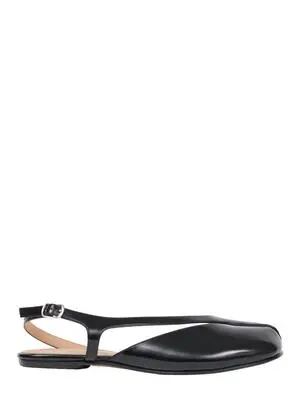 MAISON MARGIELA Tabi Leather Ballerinas - Black