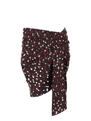Isabel Marant Jupe Ovia - Black/red