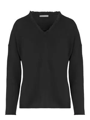 ALLUDE Wool And Cashmere Knit - Black