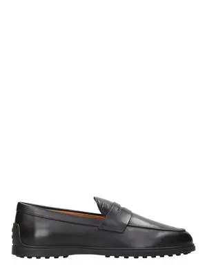 TOD'S Leather Loafers - Black