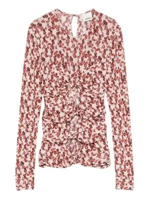 Isabel Marant Gladice Haut Top - Garnet