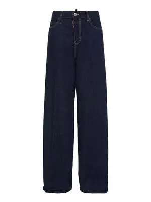 Dsquared2 5 Pocket Pants - Navy Blue