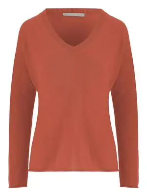 ALLUDE Cashmere Sweater - Rosso   Arancione