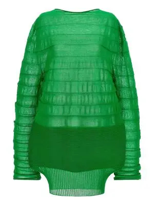 Issey Miyake Moving Knit Top - Green