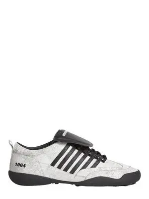 Dsquared2 Lace-up Low Top Sneakers - Bianco+nero