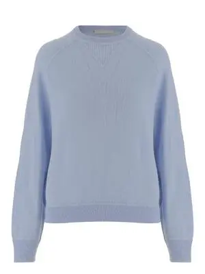 ALLUDE Wool And Cashmere Sweater - Light Blue