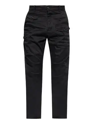 Dsquared2 Tapered Cargo Pants - Black