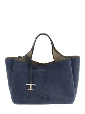 TOD'S Mini Leather Tote Bag - Blue