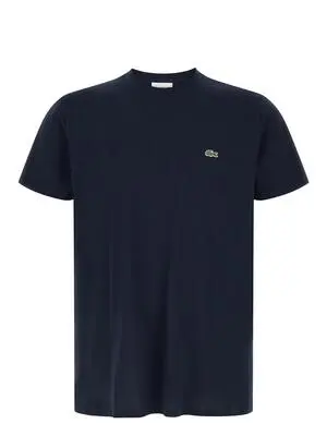 Lacoste Logo Patch T Shirt - Blue