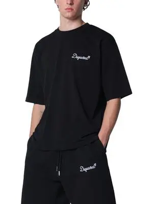 Dsquared2 Loose Fit T Shirt With Logo - Black