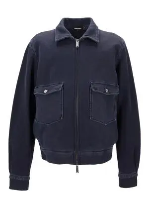Dsquared2 Zip-up Jacket - Dark Navy