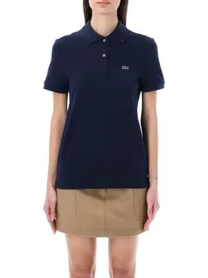 Lacoste Cotton Polo Shirt - Marine Blue