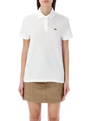 Lacoste Cotton Polo Shirt - White