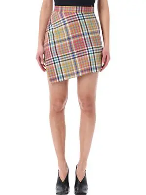 VIVIENNE WESTWOOD Plaid Mini Skirt - Multicolour