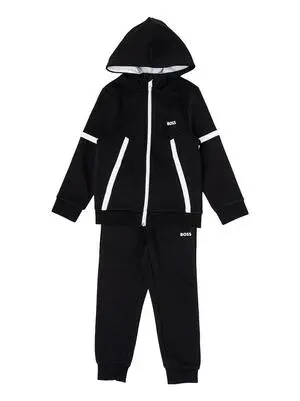 BOSS Full Zip Hoodie And Jogger Set - Black