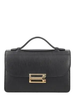 Victoria Beckham Small Leather 'dorian' Bag - Black