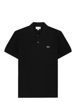 Lacoste Polo With Logo - Black