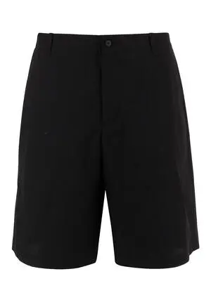 Jacquemus Virgin Wool Knee Length Shorts - Black