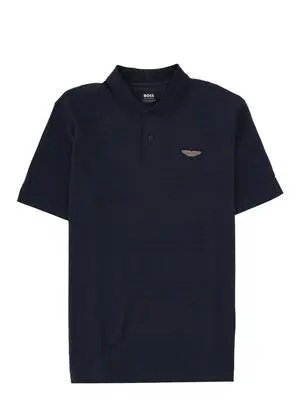 BOSS Polo With Logo - Blue