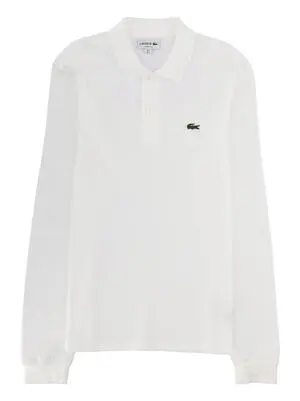 Lacoste Polo With Logo - White