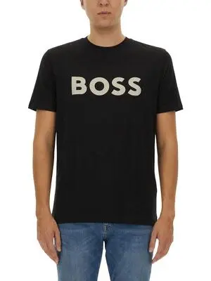 BOSS Thinking 1' T Shirt - Black