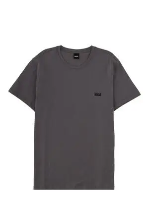 BOSS T Shirt With Logo - Grey