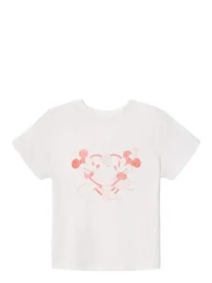 RE/DONE Disney Heart Hands T-shirt - White