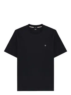 BOSS T Shirt With Logo - Blue