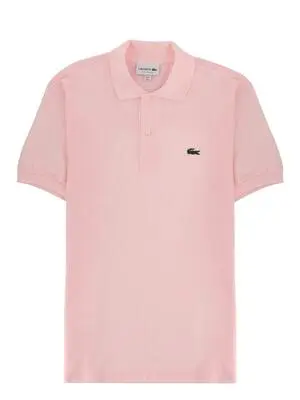 Lacoste Polo With Logo - Pink