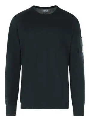 C.P. COMPANY Cotton Sweater - Black