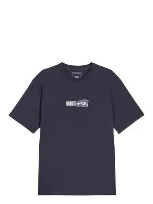 Y3 Cotton T Shirt With Print - Black