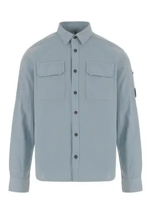 C.P. COMPANY Cotton Shirt - Light Blue