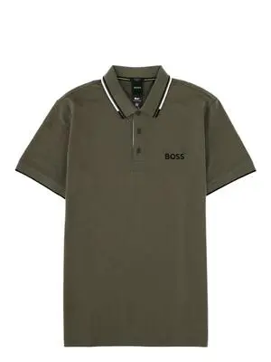 BOSS Polo With Logo - Beige